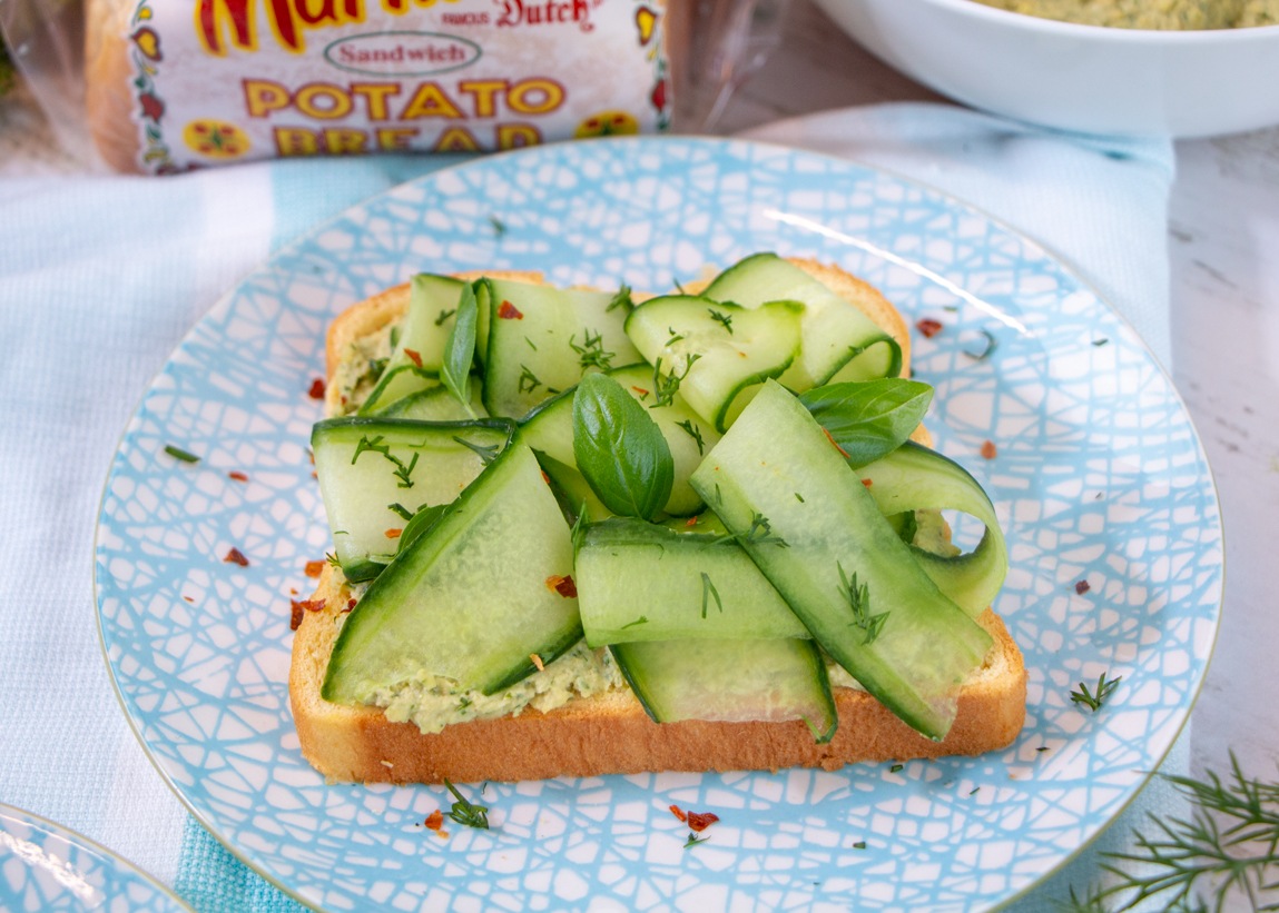 Green Veggie Toasts - Martin's Famous Potato Rolls and Bread