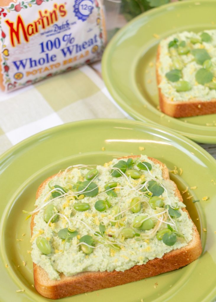 Green Veggie Toasts - Martin's Famous Potato Rolls and Bread