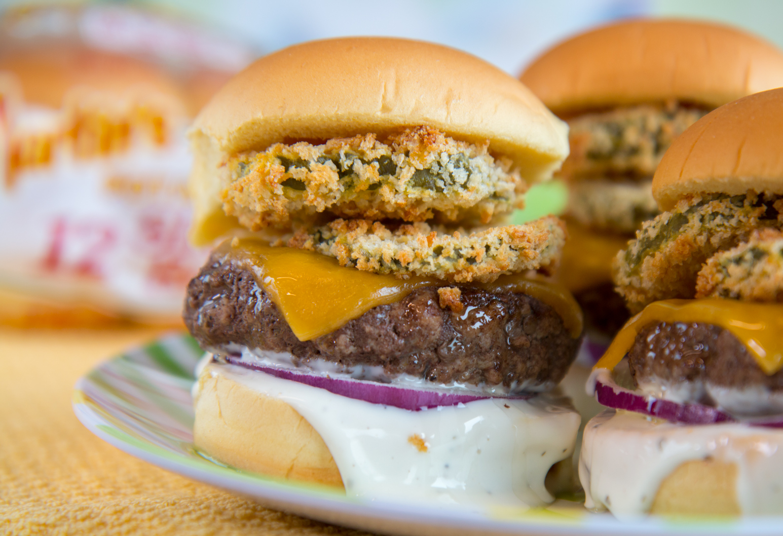Fried Pickle Sliders - Martin's Famous Potato Rolls and Bread