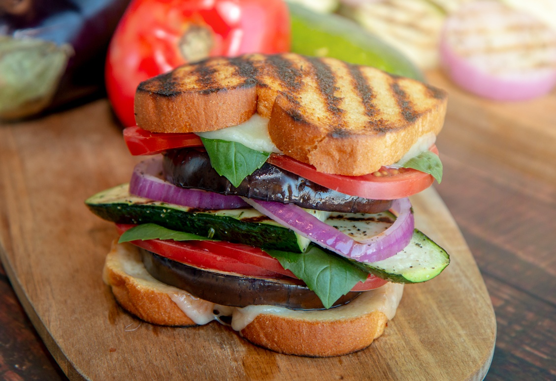 Grilled Farmers’ Market Sandwich - Martin's Famous Potato Rolls and Bread