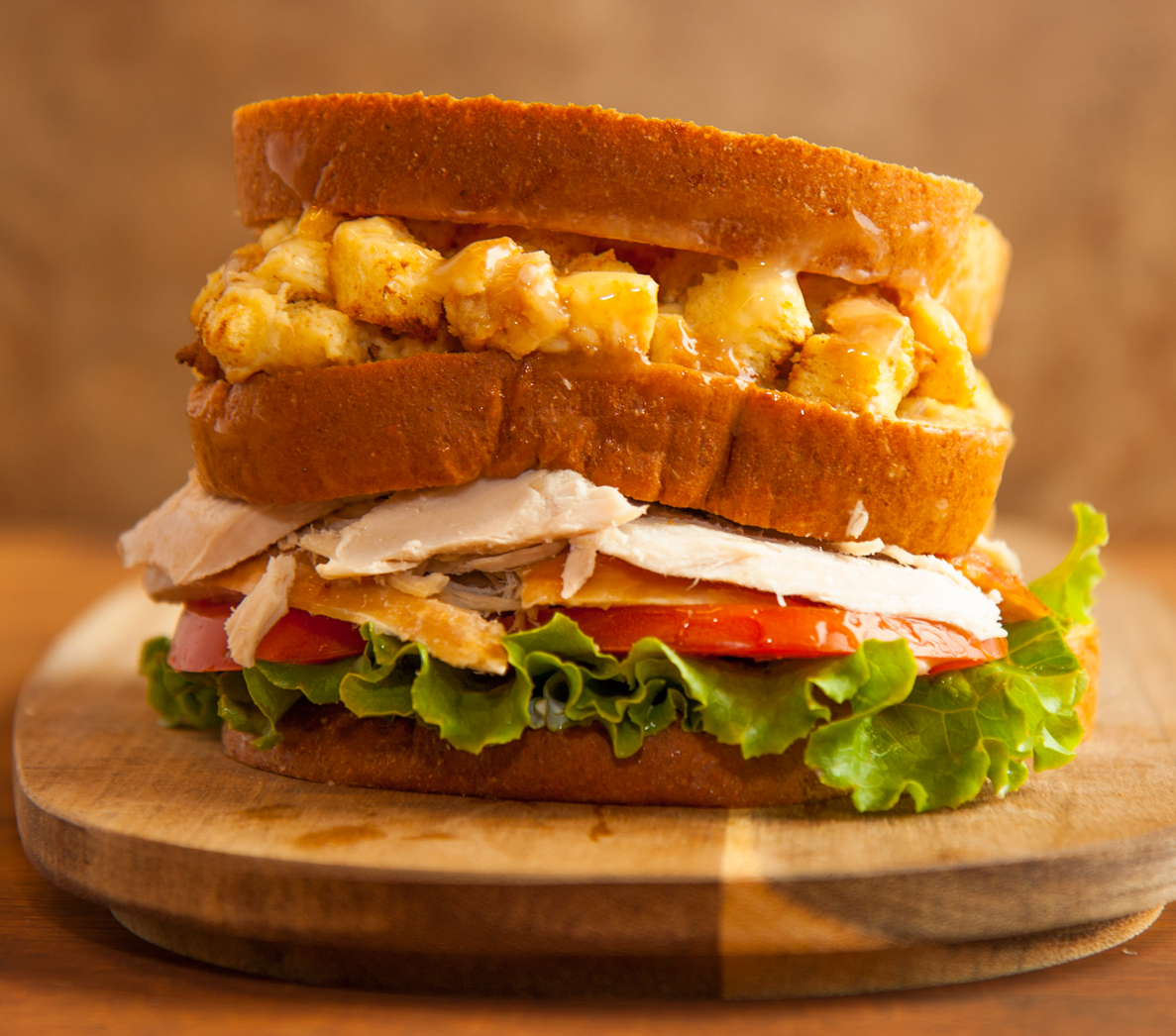 Turkey Stacker Sandwich - Martin's Famous Potato Rolls and Bread