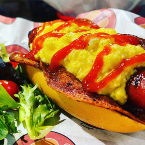 Catalyst Hot Dogs - Taylor Ham, Egg, & Cheese Hot Dog - Martin's Famous ...