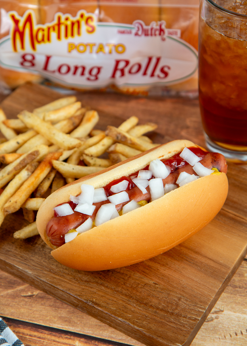 All-American-Hot-Dog1 - Martin's Famous Potato Rolls and Bread