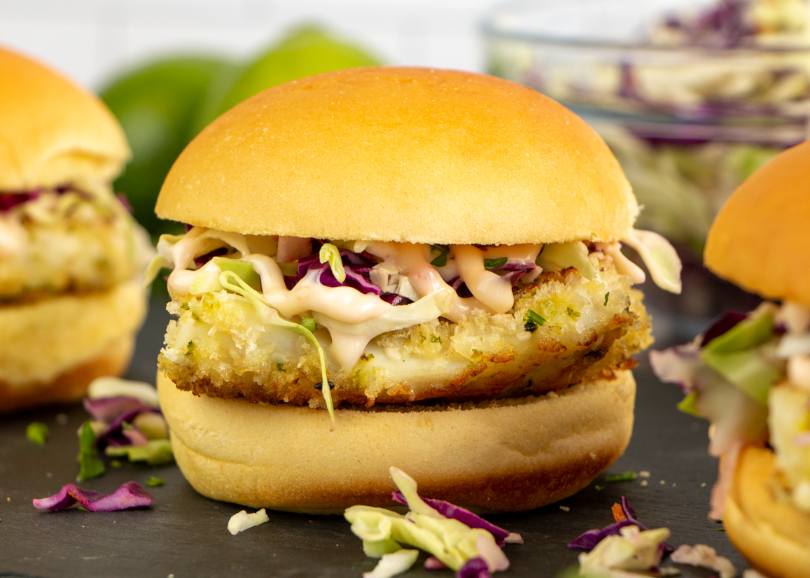 Bang-Bang-Fish-Sliders - Martin's Famous Potato Rolls and Bread