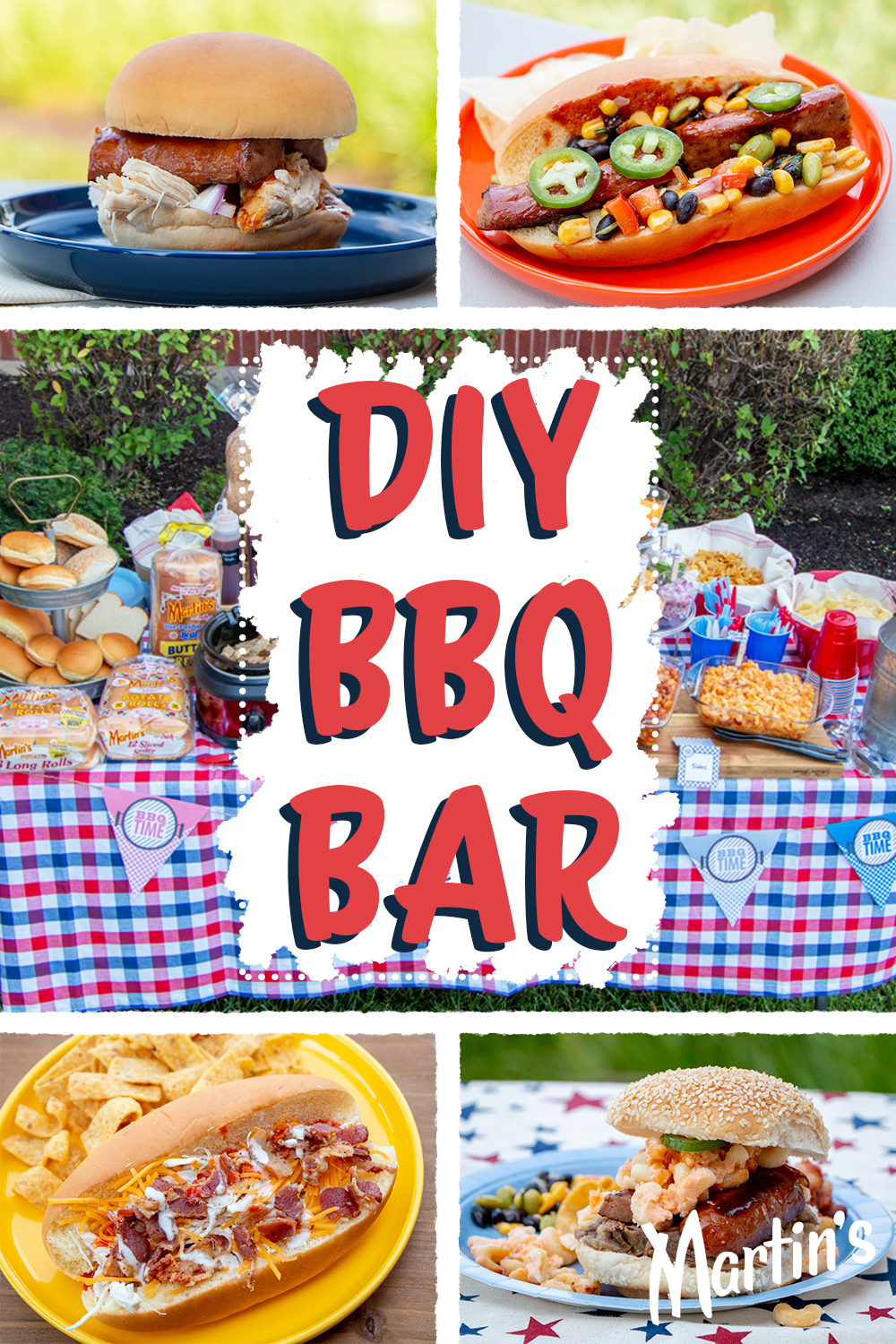 DIY BBQ Bar - Martin's Famous Potato Rolls and Bread
