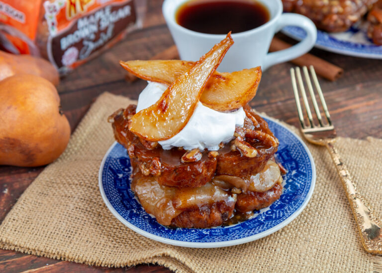 Pecan Pie French Toast with Caramelized Pear Filling - Martin's Famous ...