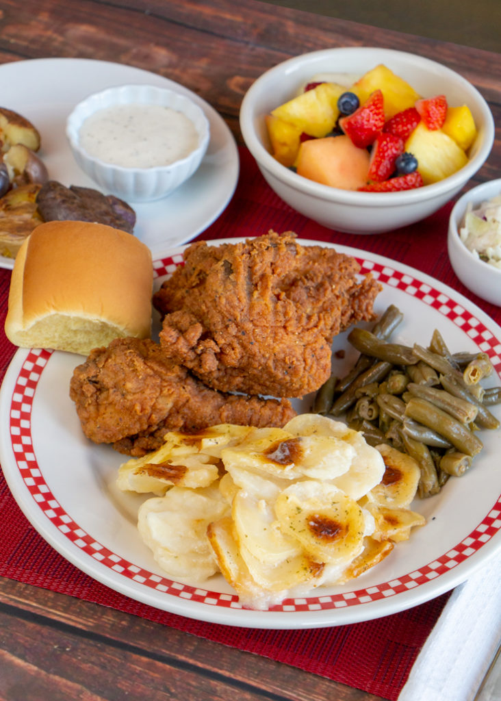 Fried-Chicken-Plate2 - Martin's Famous Potato Rolls and Bread