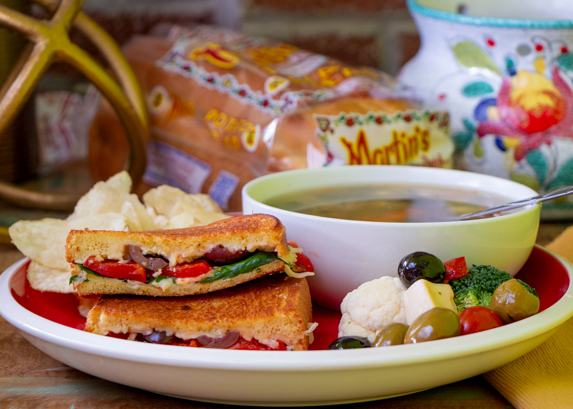 Greek-Grilled-Cheese4 - Martin's Famous Potato Rolls and Bread