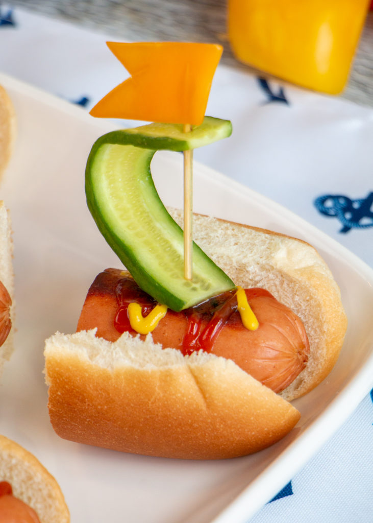 Hot-Dog-Slider-Sail-Boats - Martin's Famous Potato Rolls and Bread