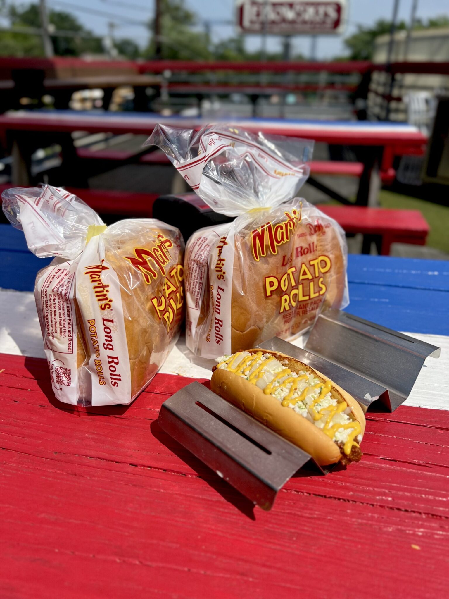 Hot Dog Showcase - Martin's Famous Potato Rolls and Bread