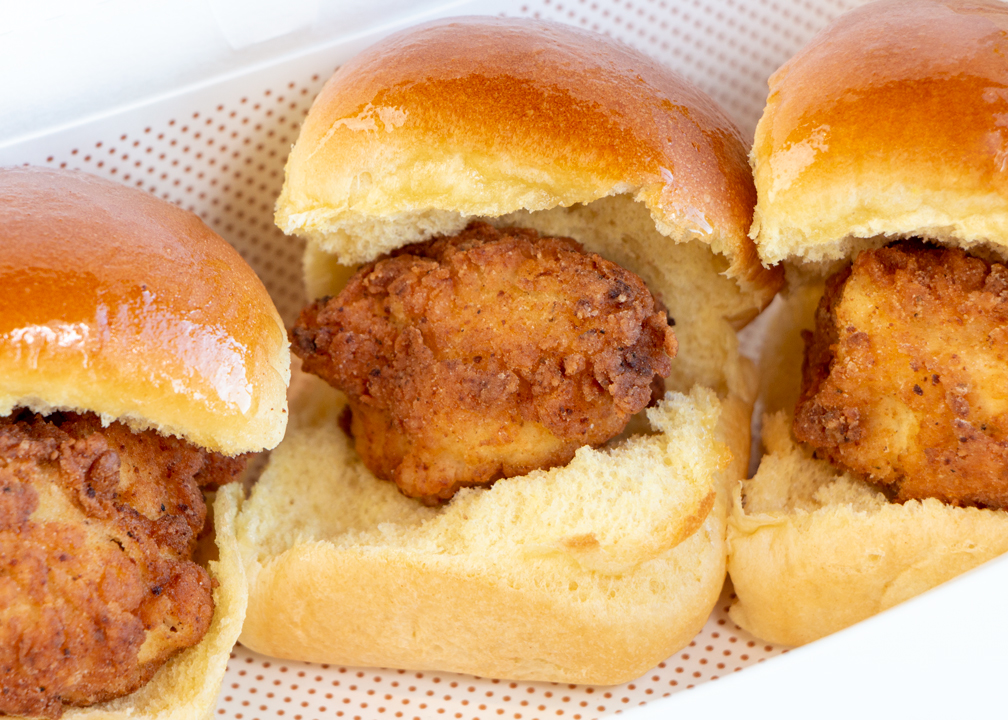 Mini-Chicken-Breakfast-Sandwiches5 - Martin's Famous Potato Rolls and Bread