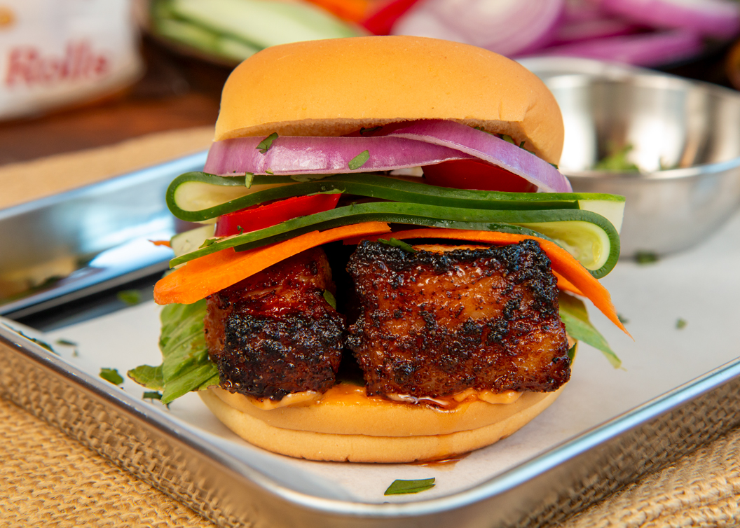 Crispy Pork Belly Sandwiches - Martin's Famous Potato Rolls and Bread