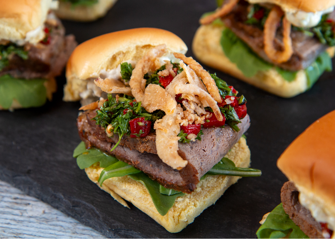 Prime Rib Sliders - Martin's Famous Potato Rolls and Bread