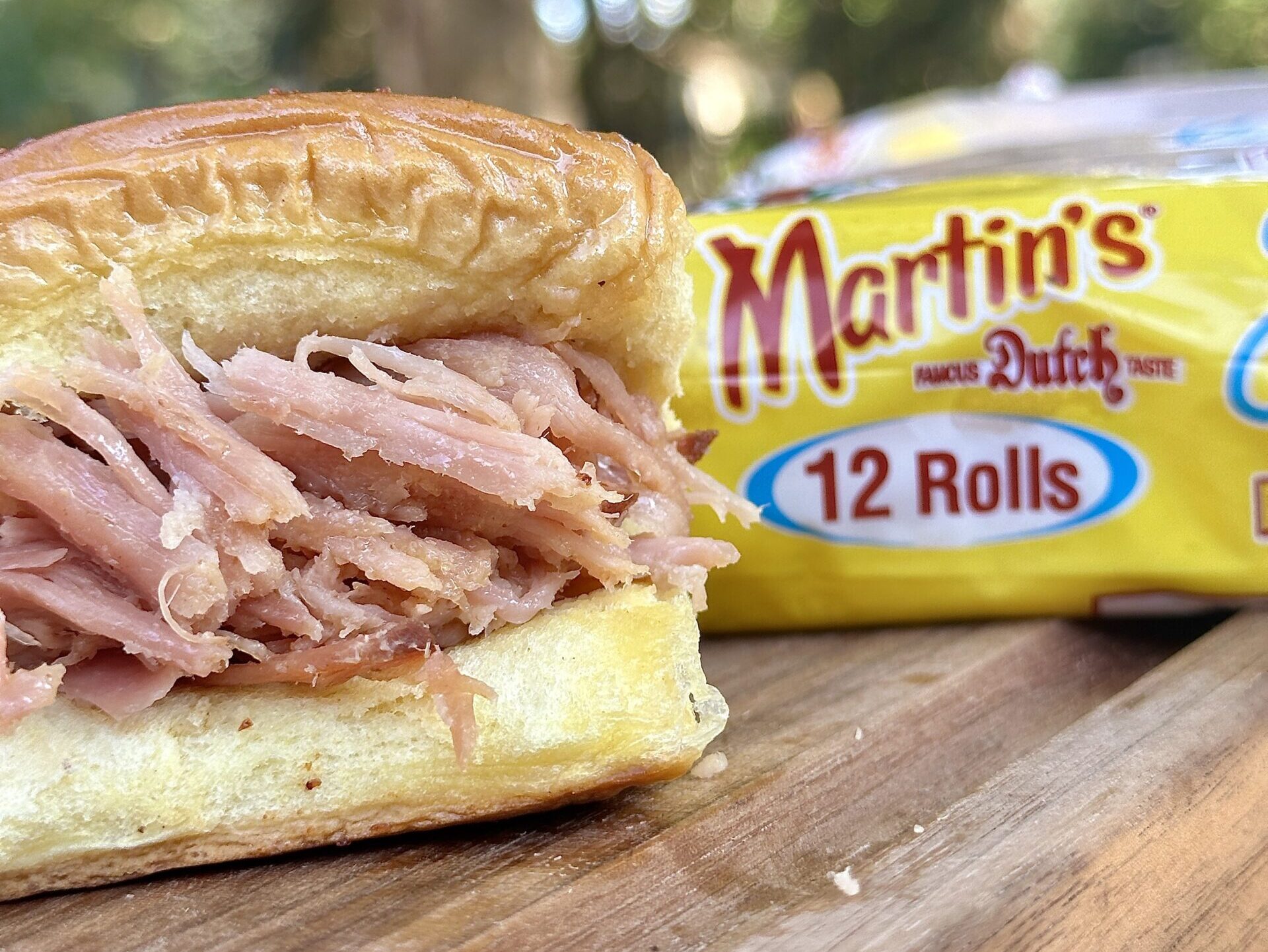 Pulled Ham Sliders - Martin's Famous Potato Rolls and Bread