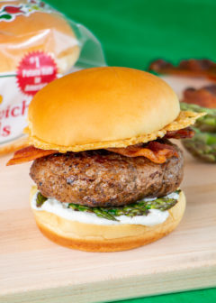 Seasonal Burger: Spring - Martin's Famous Potato Rolls and Bread