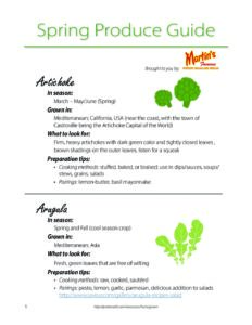 Spring Produce Guide - Martin's Famous Potato Rolls and Bread