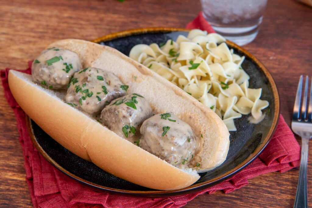 Swedish-meatballs7 - Martin's Famous Potato Rolls and Bread