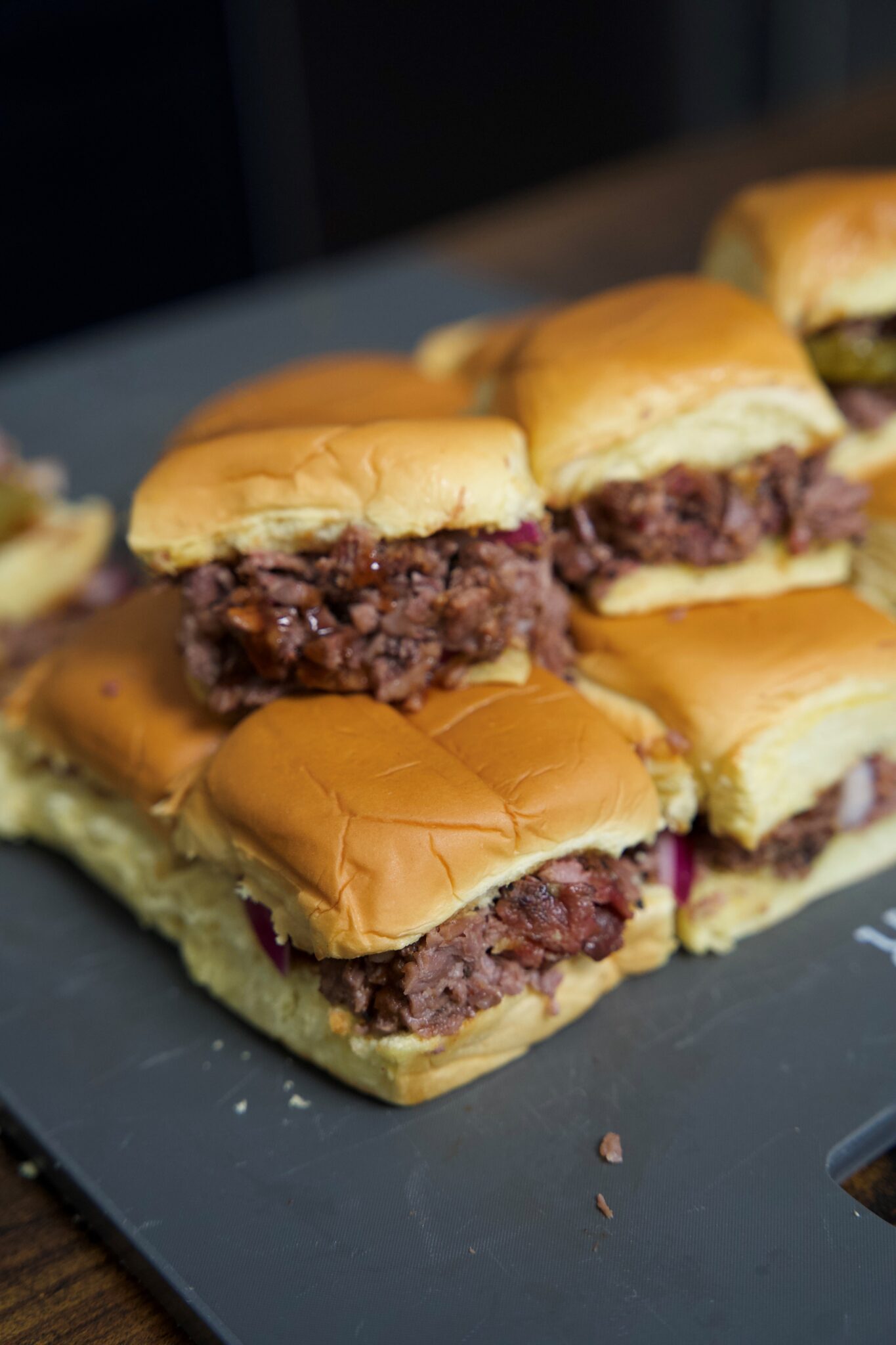Texas Brisket Sliders - Martin's Famous Potato Rolls and Bread